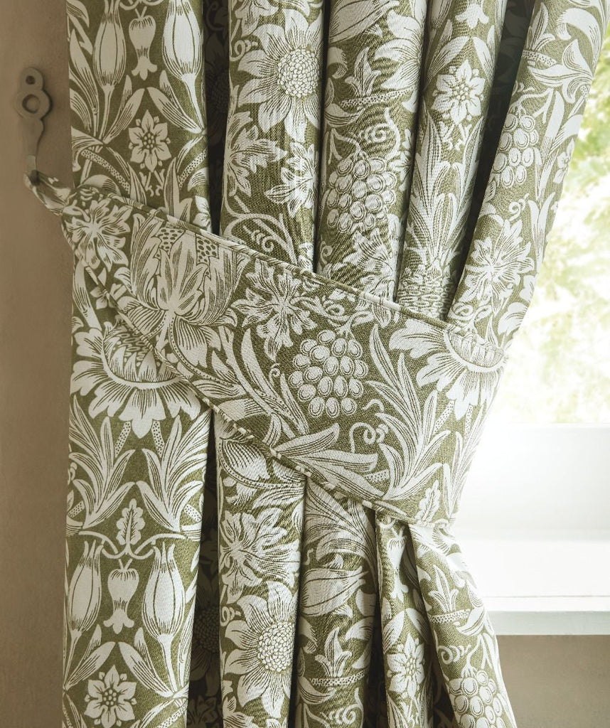 William Morris at Home Sunflower Ready Made Curtains – Taylors on the ...