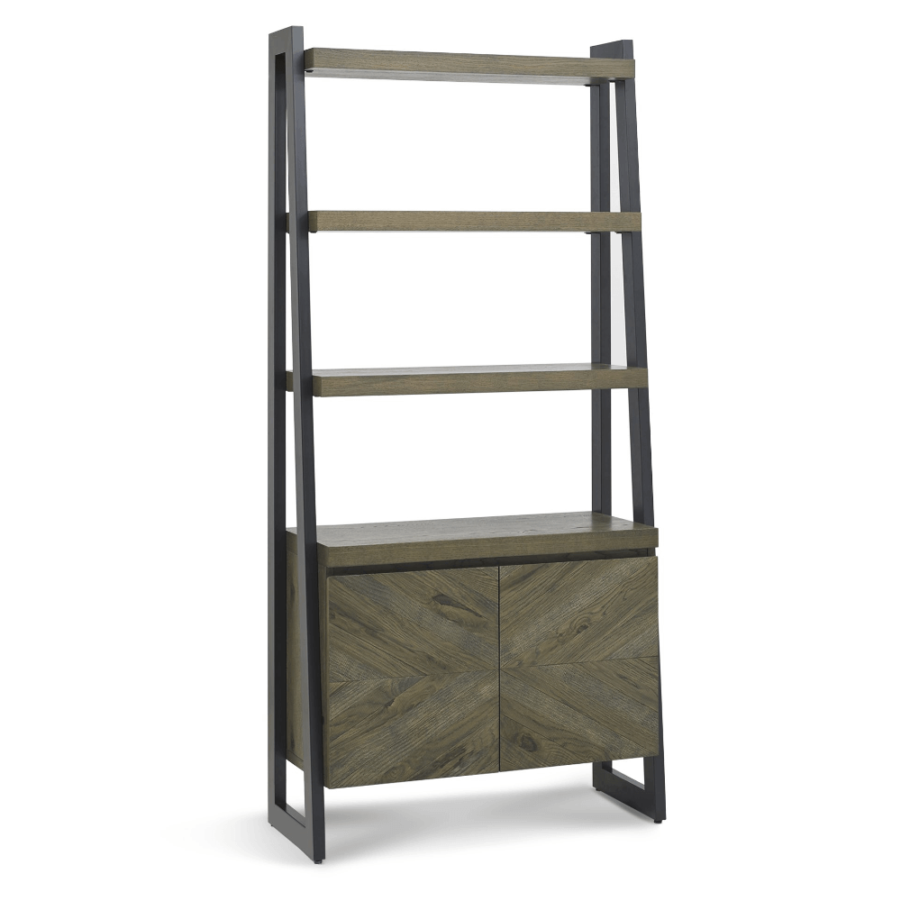 Ellipse Fumed Oak Open Display Unit – Taylors on the High Street