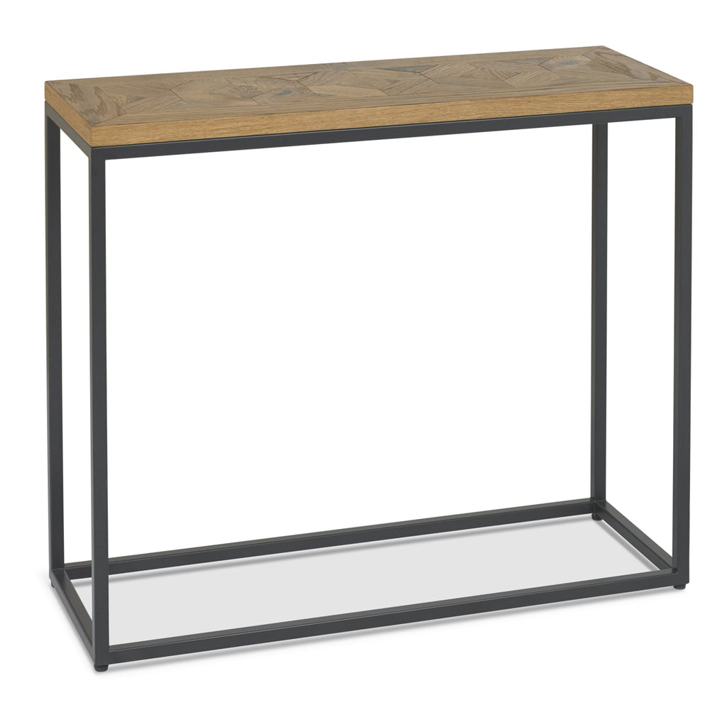 Bentley Designs Indus Rustic Oak Narrow Console Table – Taylors on the ...