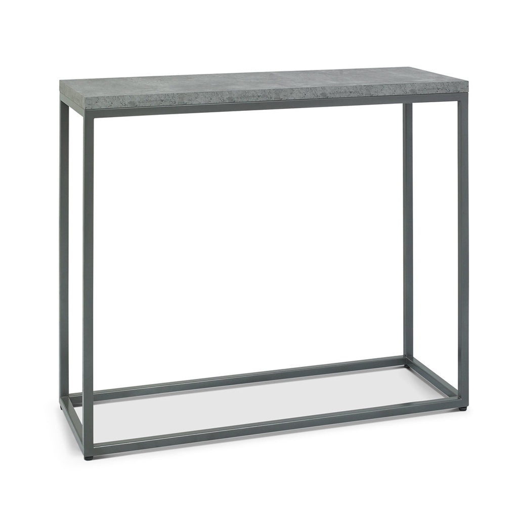 Bentley Designs Renzo Zinc & Dark Grey Narrow Console Table – Taylors ...