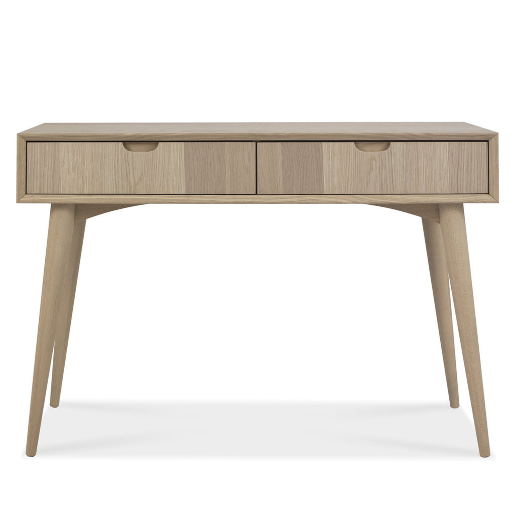 Bentley Designs Dansk Scandi Oak Console Table with Drawers – Taylors ...