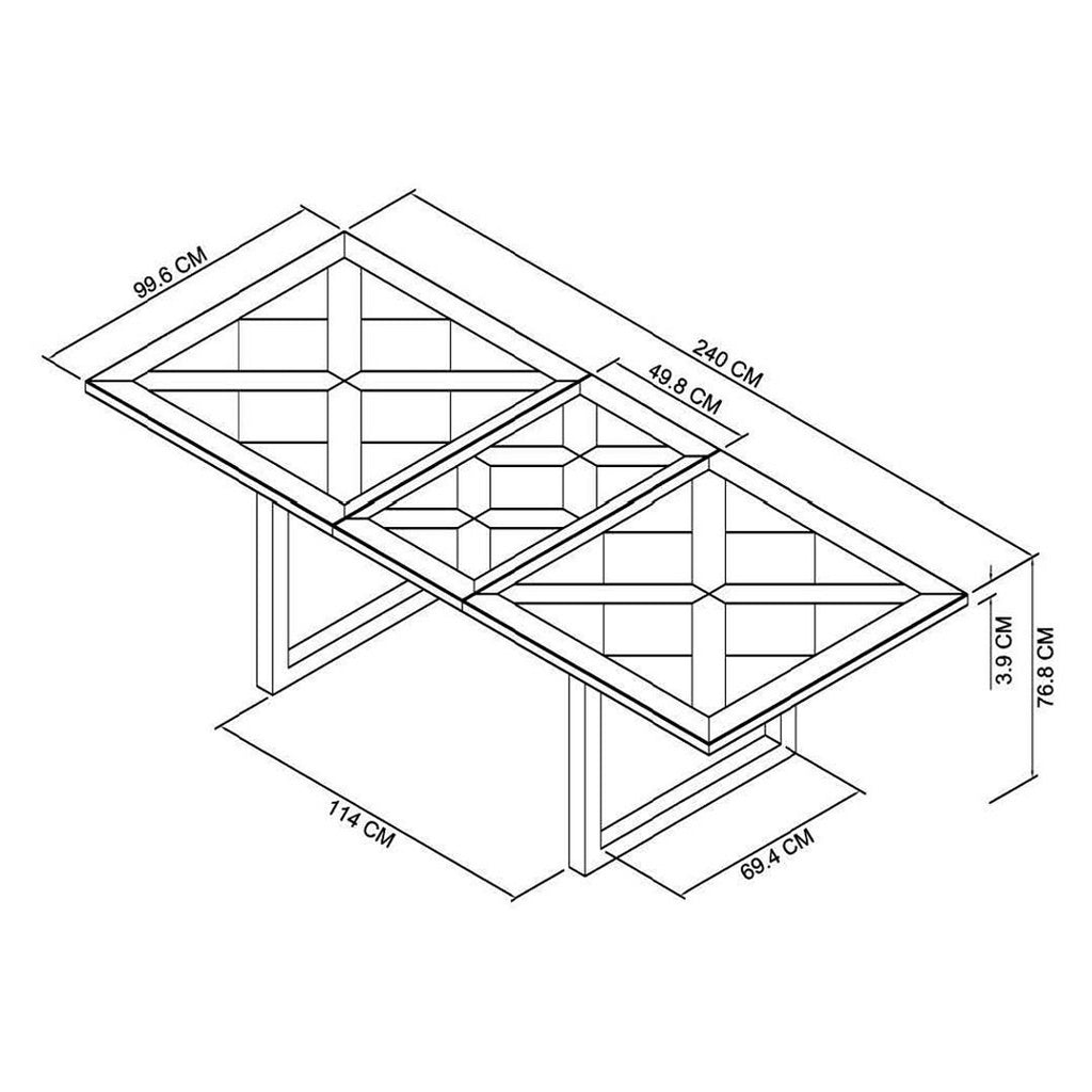 Bentley Designs Indus Rustic Oak 6-8 Dining Table – Taylors on the High ...