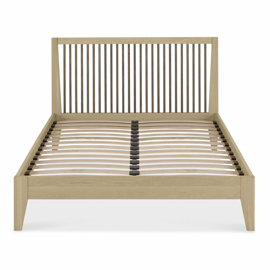 Bentley Designs Rimini Weathered Oak Slatted Bedstead – Taylors on the High Street